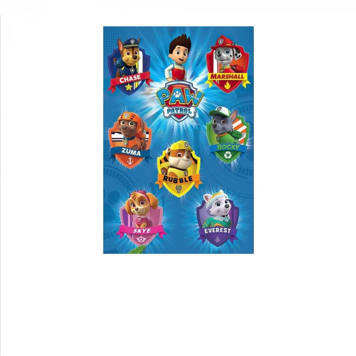 Poster Pat Patrouille : les blasons des chiots • La Boutique Pat Patrouille