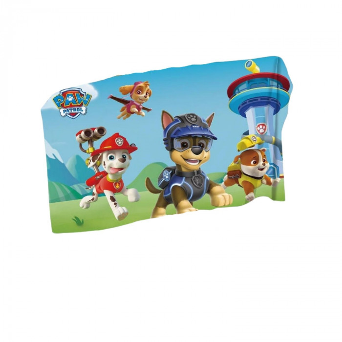 Serviette de plage Pat Patrouille : Ruben Chase Stella et Marcus • La ...