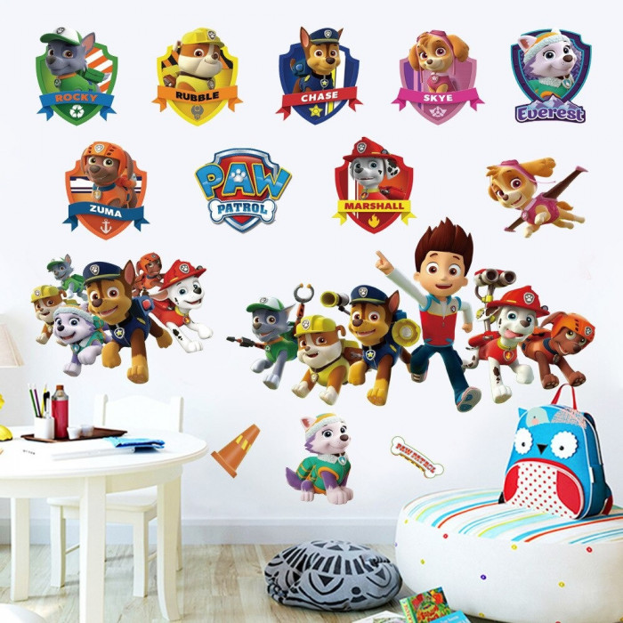 Sticker Pat Patrouille : toujours en action • La Boutique Pat Patrouille