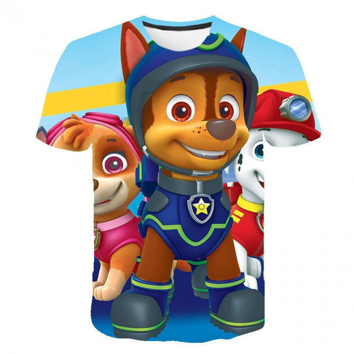 T-Shirt Pat Patrouille : Chase Stella et Marcus prêts pour l'action ...